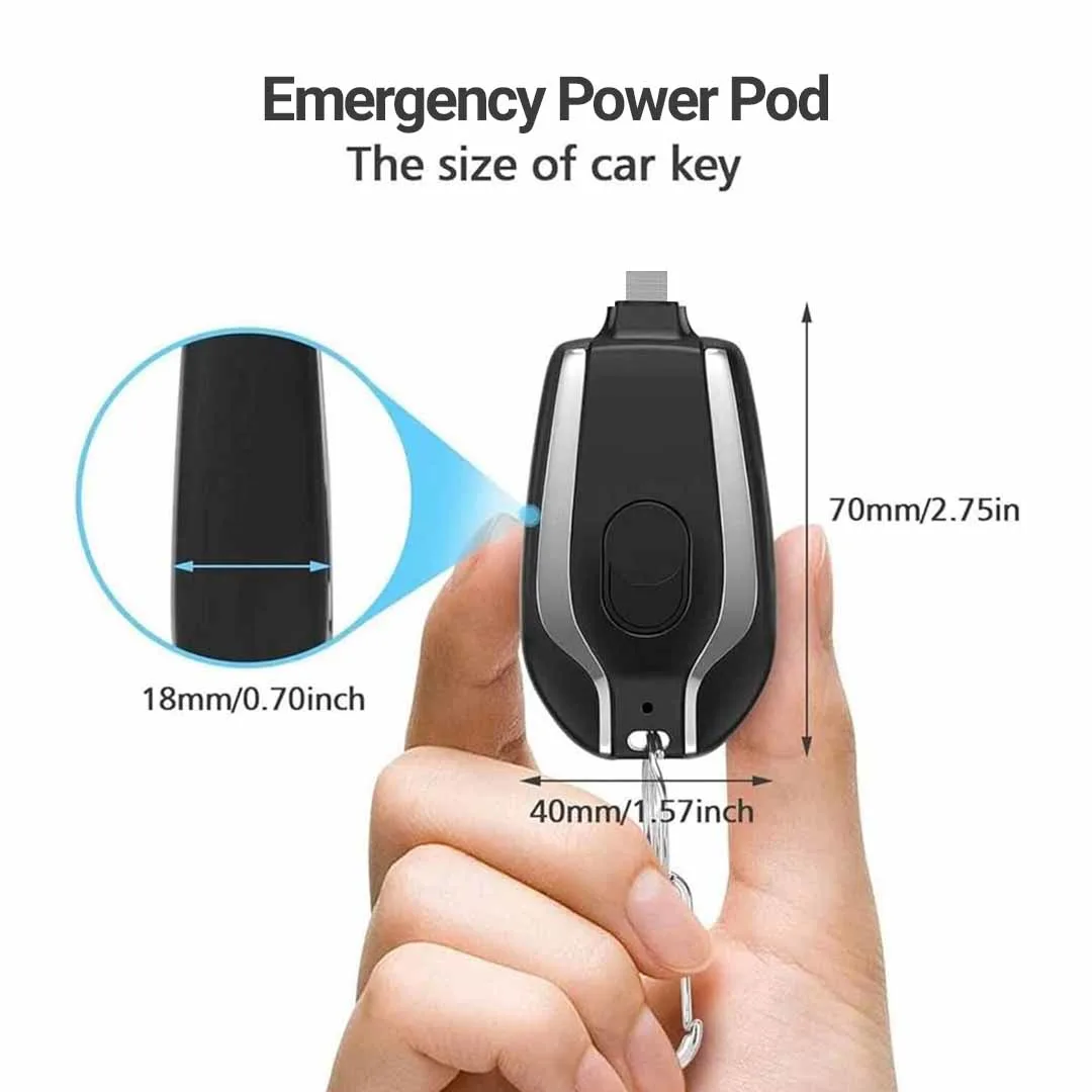 Keychain Portable Power bank - Key Ring Charger - Onesell